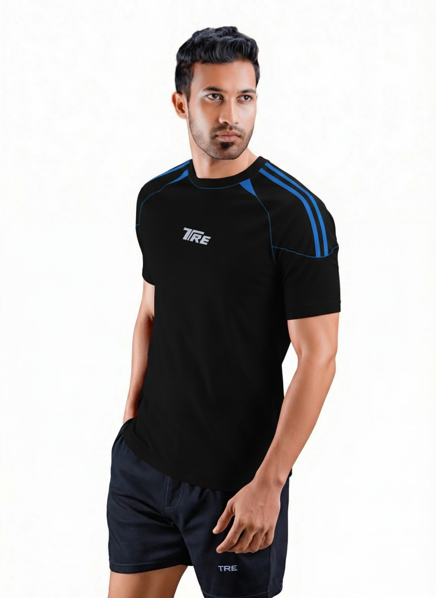 TRE Men’s Dri-Fit Sports T-Shirt for Gym & Training – Buy Trendy Online